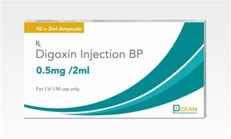 Digoxin Injection 05mg2ml At Best Price In Vadodara Id 2853697975697