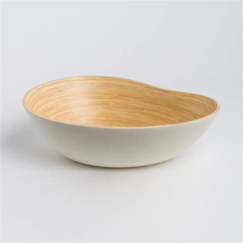 Tchon Bamboo Salad Bowl Bibol Usa