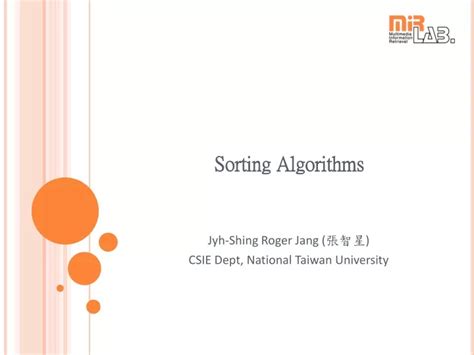 Ppt Mastering Sorting Algorithms In C A Comprehensive Guide