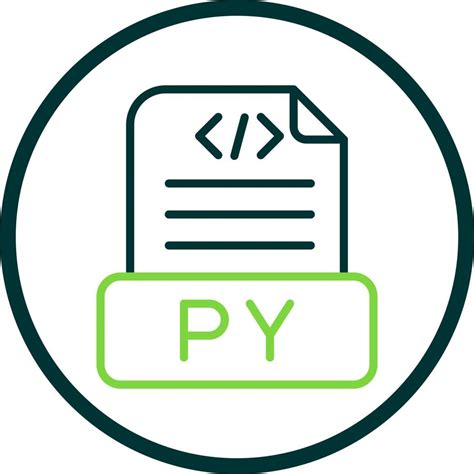 Python File Vector Icon Design 15813532 Vector Art At Vecteezy