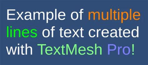 TextMeshPro全Example收录 哔哩哔哩