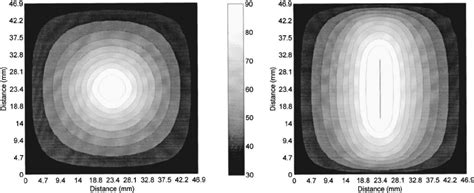 Simulated Tissue Temperature Distribution After 600 S Of Heating With
