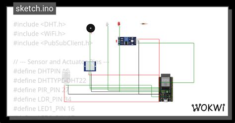 Smart Home System Wokwi Esp32 Stm32 Arduino Simulator