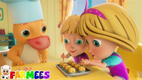 머핀맨 한국어로 된 어린이를 위한 유치원 시 Farmees Korea Youtube