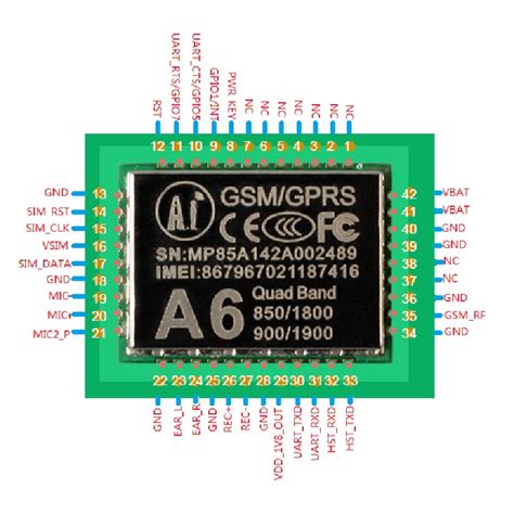 Ai Thihker Wireless Module Expert Ai Thihker A6 Gprs Gsm Module
