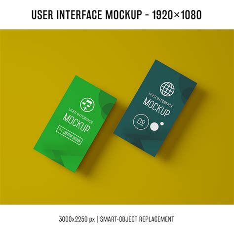 Premium PSD User Interface Mockup