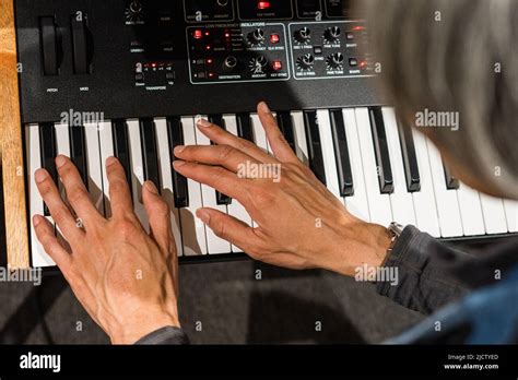 Keyboard And Synth Keys Stock Photo Alamy