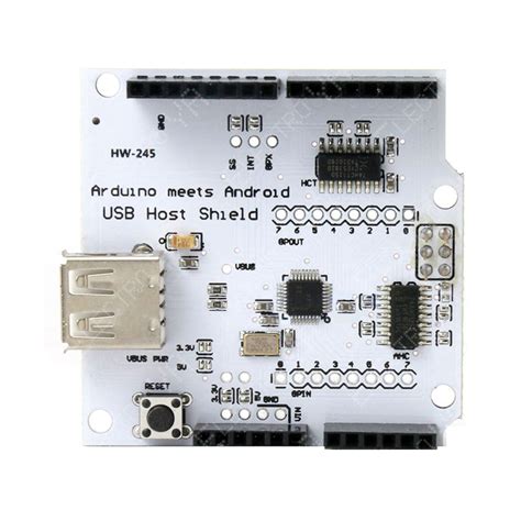 Placa De Desarrollo Usb Host Shield Max3421 Para Arduino Y Compatibles Electroya Robótica Y