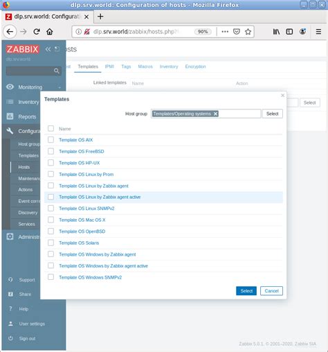 Ubuntu LTS Zabbix Add Monitoring Target Host Ubuntu Server World