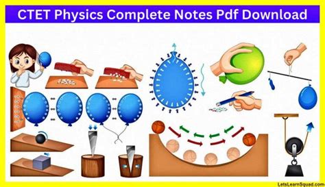 Ctet Physics Complete Notes Pdf Download Lets Learn Squad