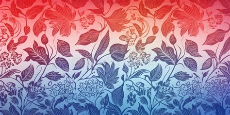 Floral Pattern With Decorative Flowers And Plants Ai Stock Illustration Illustration Of Plant