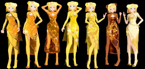 Tda Rin Canary China Dress Model Dl By Conejoblanca On Deviantart