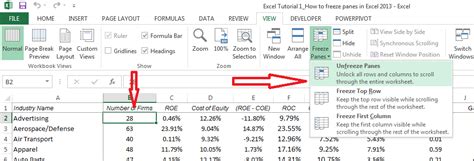 How To Freeze Panes In Excel 2013 FUNDOO EXCEL