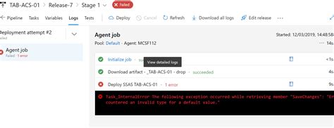 Devops Error When Try To Release Ssas Tabular Model Stack Overflow