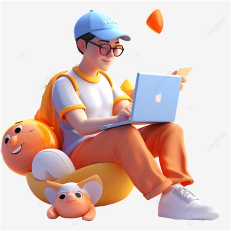 Día Del Programador Navideño De Moyu Estilo Tridimensional Golpeando A Los Trabajadores Png