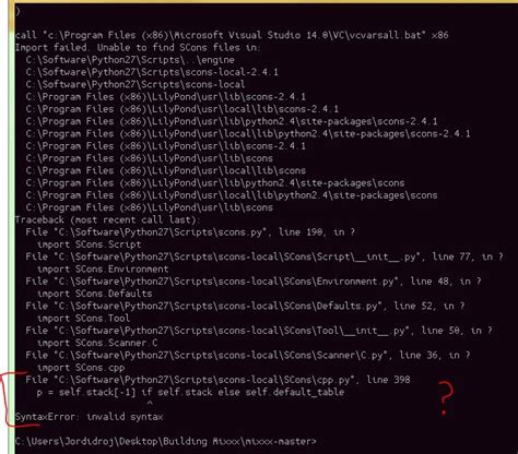 Python Scons Importerror No Module Named Sconsscript‏ Stack Overflow