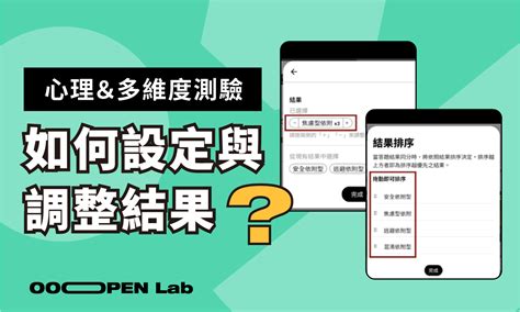 心理測驗 Ooopen Lab 超開放實驗室