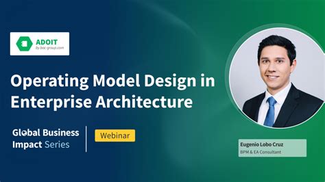 Operating Model Design In Enterprise Architecture Boc
