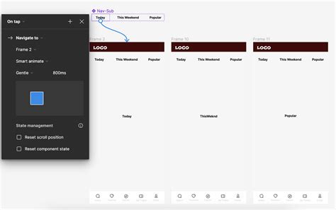 Sub Navbar Component Interaction Issue Multiple Buttons Selectable Figma Forum