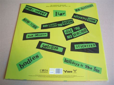 Sex Pistols Anarchy In Rome Vinyl Lp Limited Edition Punk To Funk