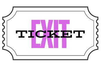 Exit Ticket FREEBIE TWIG Th Grade By KindnessKorner TPT