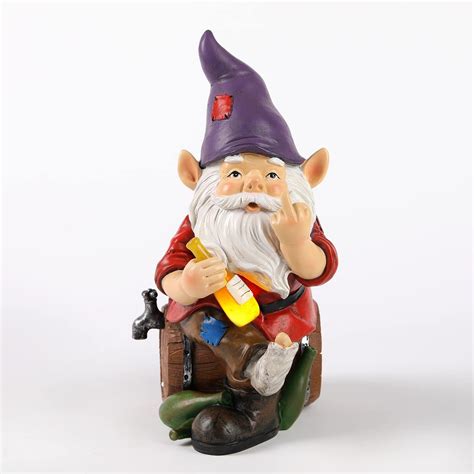 Lovemsuo Garden Gnomes Outdoor 5 9 Inch Naughty Tongue