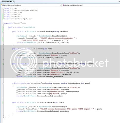 ejemplo de aplicación usando programacion en tres capas asp y c