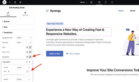 How To Use Preset Variable Font Sizes In Elementor Total Docs