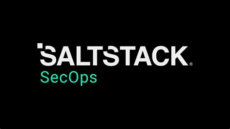 Saltstack Secops Product Introduction Comply Youtube