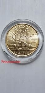 2001 Vermont 24k Gold Plated Us Quarter Coin D Mint Ebay