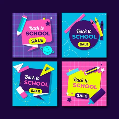 Backtoschool Post Vectors And Illustrations For Free Download Freepik