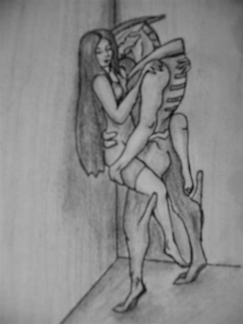 Rule 34 Commander Shepard Femshep Garrus Vakarian Interspecies Mass