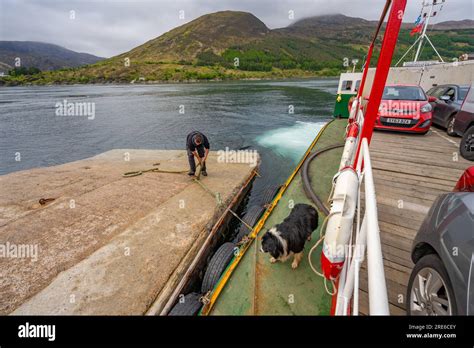 On The The Skye Ferry From Kyle Rhea To Glenelg The Last Turntable Ferry Operation In The