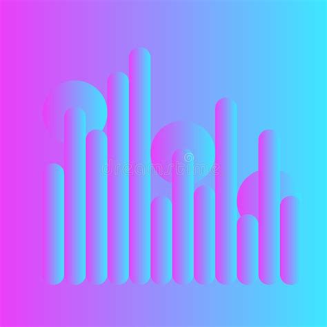 Gradient Art Statistics Graph Background Stock Vector Illustration Of Circles Impressive