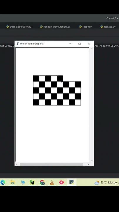 Chessboard🔥🧡pattern Using Python 💥🔥💯 Shorts Python Coding