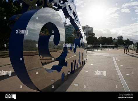 Sculpture Citizens Gateway To The Great Barrier Reef By Brian Robinson On Cairns Esplanade In