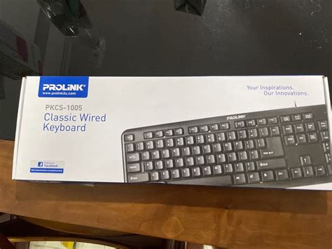 Prolink Keyboard Wired Computers And Tech Parts And Accessories Computer Keyboard On Carousell
