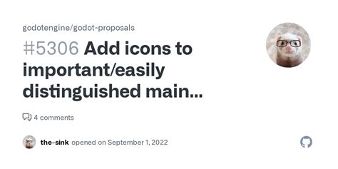 Add Icons To Important Easily Distinguished Main Editor Menu Items · Issue 5306 · Godotengine