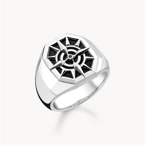 Ring Compass Black Accessorytrends