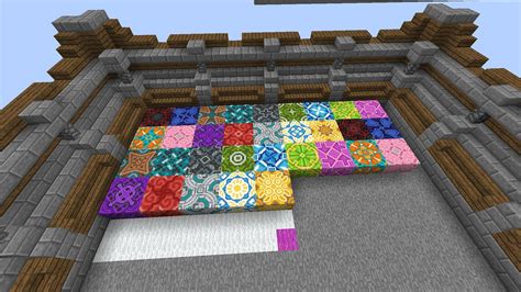 How To Create Patterns Using Glazed Terracotta In Minecraft