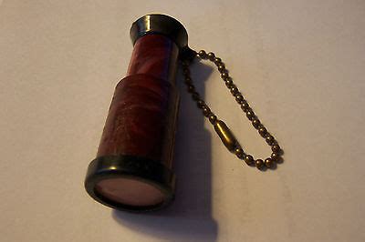 Vintage Risque Tit In A Wringer Mini Telescope Key Chain Viewer