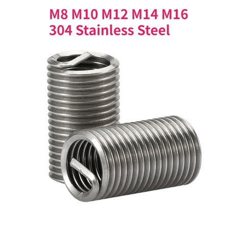 M8 M10 M12 M14 M16 304 Stainless Steel Fastening Thread Insert Repair