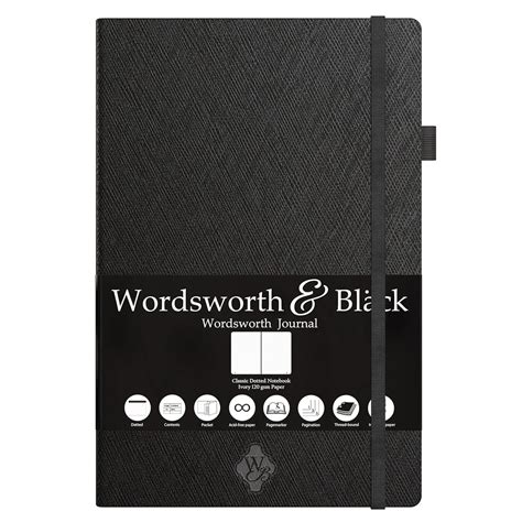 Slim Dotted Journal Wordsworthandblack