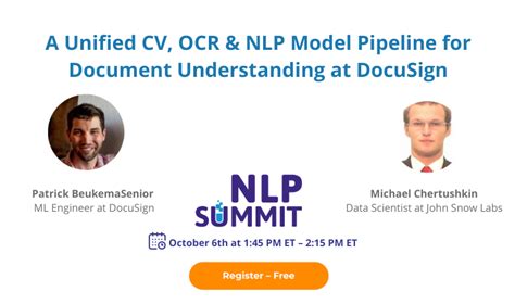 docusign nlp model pipeline for document nlp summit