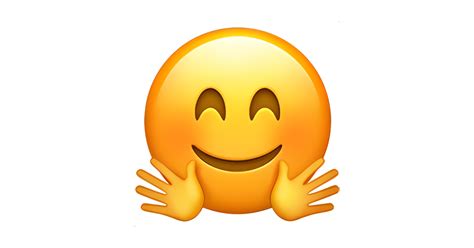 🤗 smiling face with open hands emoji — meaning copy and paste