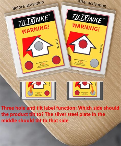 Leaning Label Tilt And Tip Indicator To Prevent Mishandling Stiltwatcher Buy Leaning