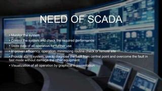 SCADA Supervisory Control Data Acquisation PPT PPTX Operating Systems Computer