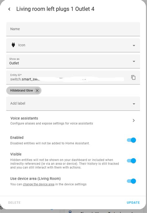 in card access label attached to entity custom button card and card