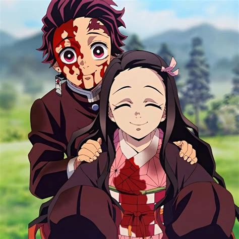 Nezuko Kamado And Kamado Tanjiro Anime Anime Demon Slayer