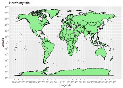 Ggplot World Maps General Posit Community